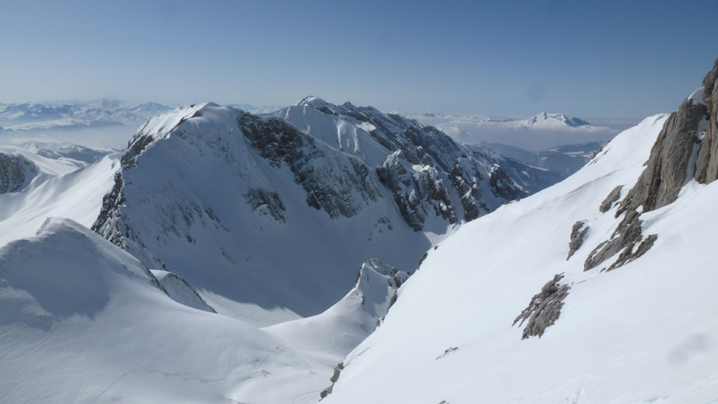 Ski de rando > Mont Charvet, face Sud par la combe du Charvet, samedi ...