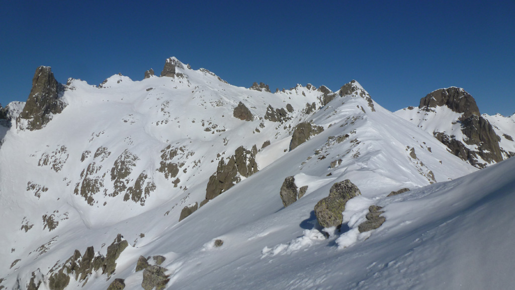 Ski de rando > Brèche de Capitello, traversée Refuge de Petra Piana ...